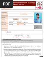 NPTEL 2024 Exam Hall Ticket Instructions | PDF