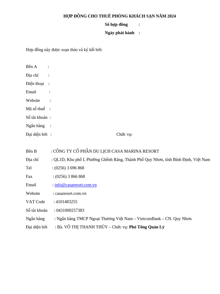 Contract Ta 2024 | PDF