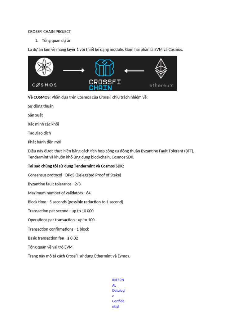 Crossfi Chain Project | PDF