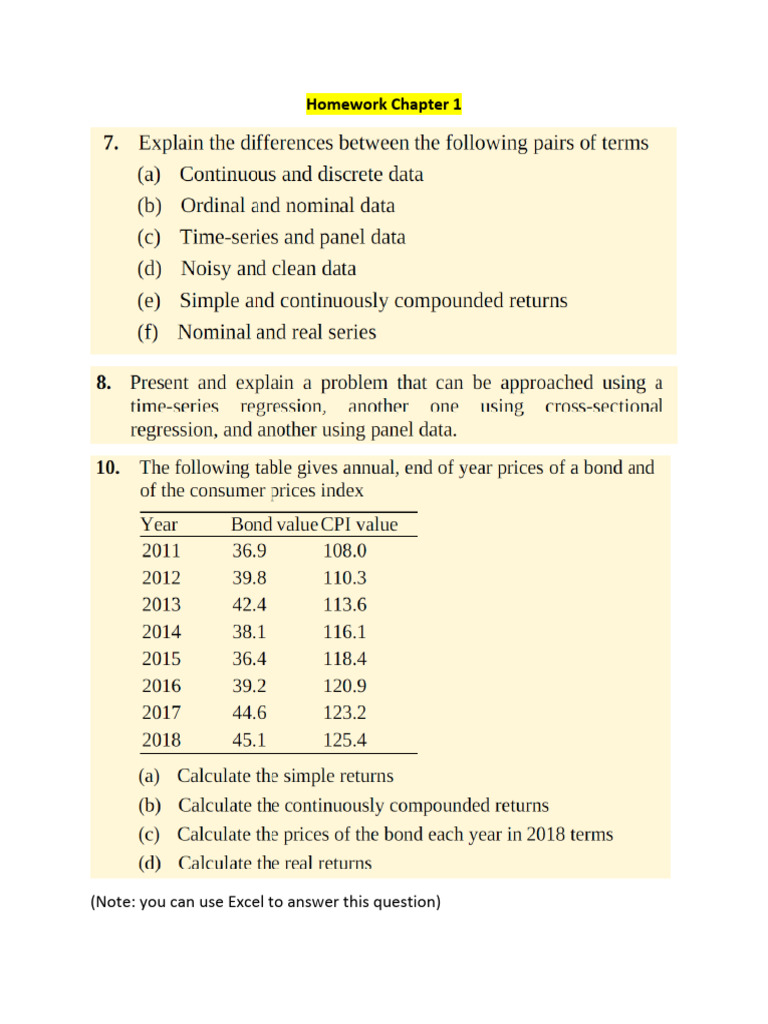 Homework Chapter 1 Eco Pdf