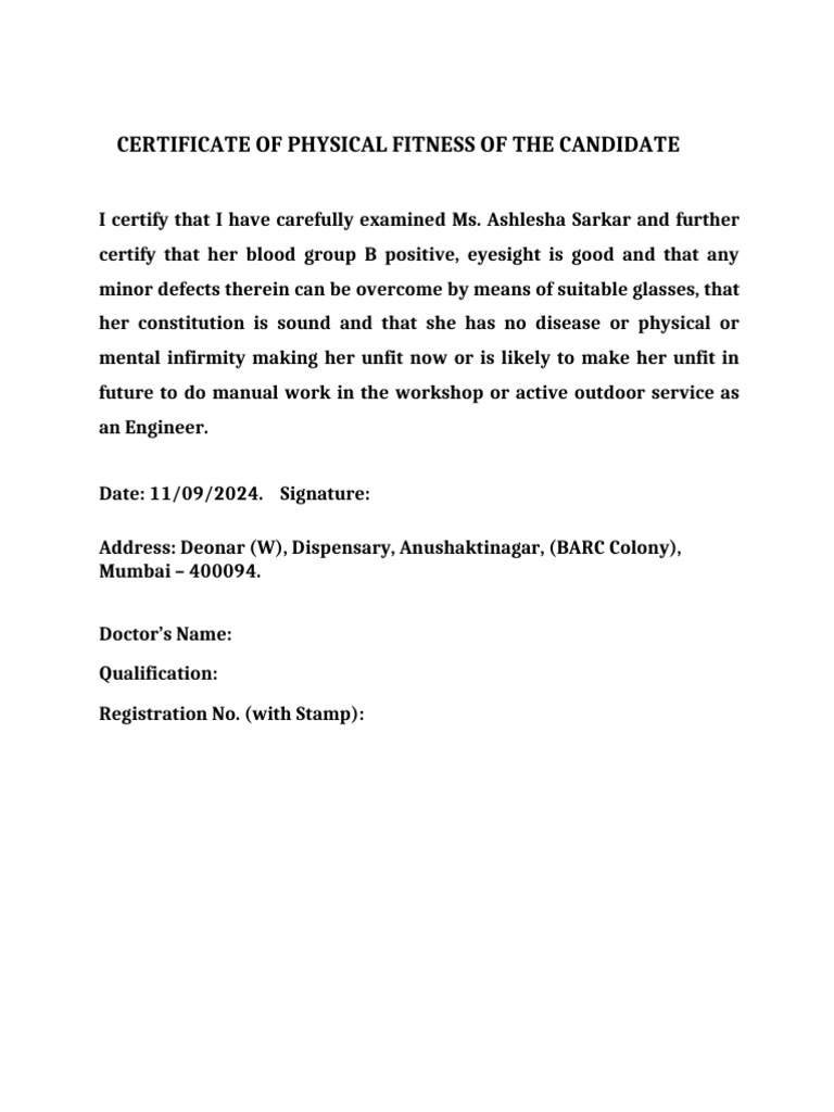 Medical Format | PDF