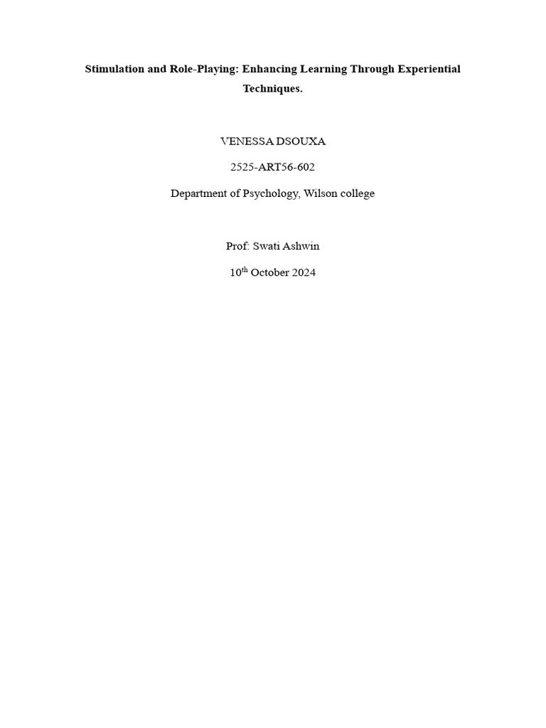 Induatral Psychology Assingment | PDF | Learning | Constructivism ...