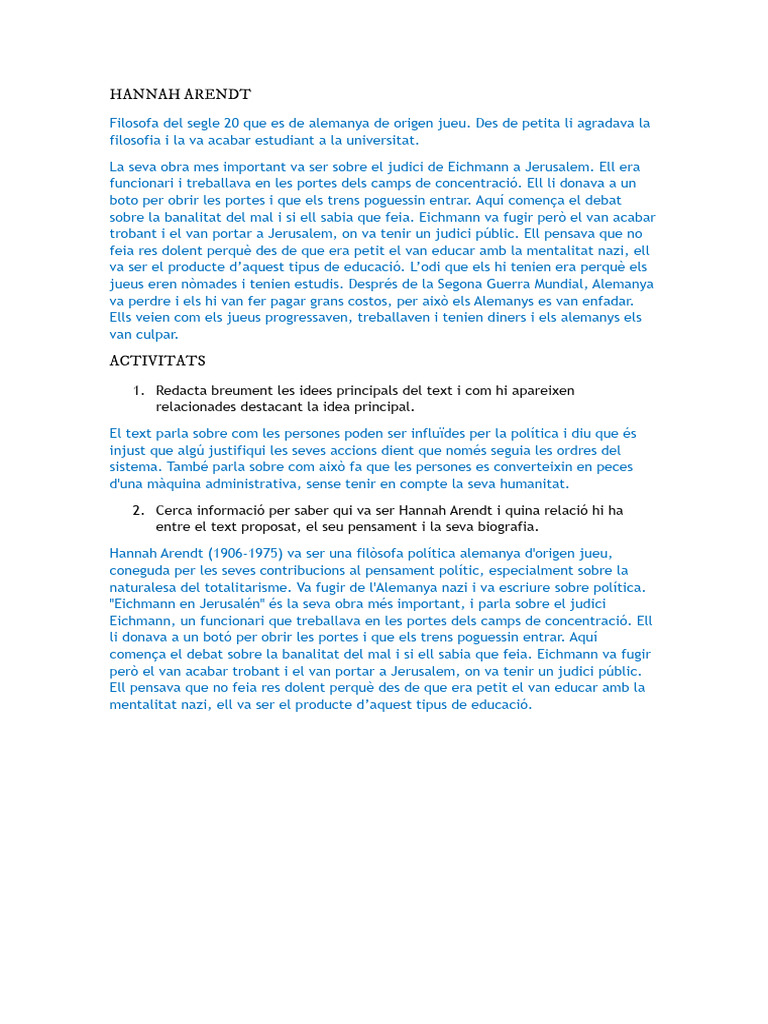Hannah Arendt | PDF