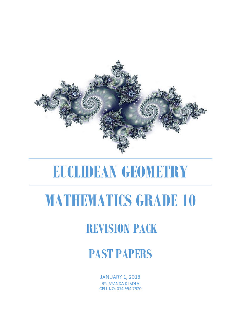 Grade 10 Euclidean Geometry Revision | PDF
