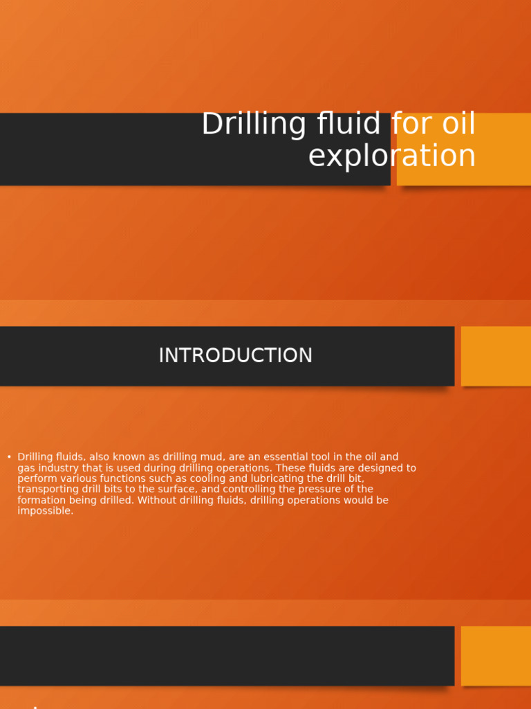 Essential Drilling Fluids for Oil Exploration | PDF