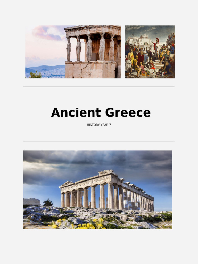Year 7 Ancient Greece History Assessment | PDF | Pythagoras
