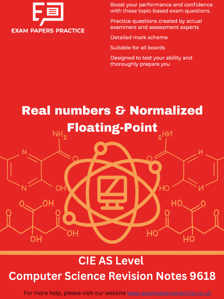 13.3 Real Numbers - Normalized Floating Point | PDF
