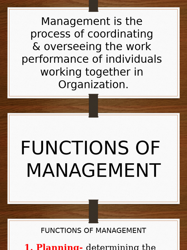 4 Functions of Management Copy | PDF
