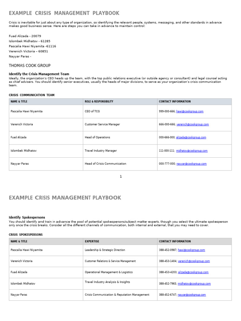 Crisis Management | PDF | Crisis Management | Emergency Management