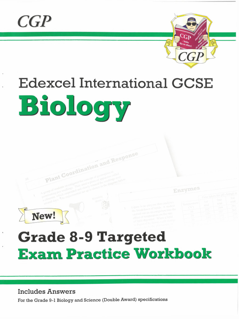 CGP Edexcel IGCSE Biology Exam Practice Workbook Grade 8-9 | PDF