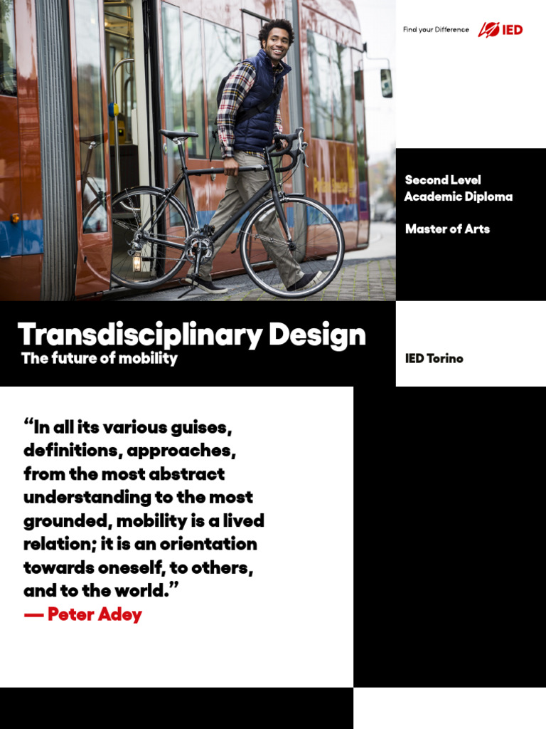 IED Torino Transdisciplinary Design Master of Arts | PDF | Methodology ...