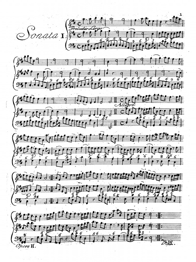 03 - A. Corelli - Sonata Da Camera Op. 2, Nr. 1 | PDF