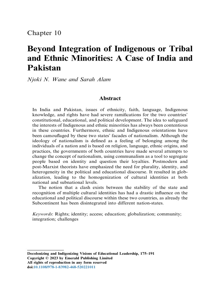 Chapter 10 | PDF | Indigenous Peoples