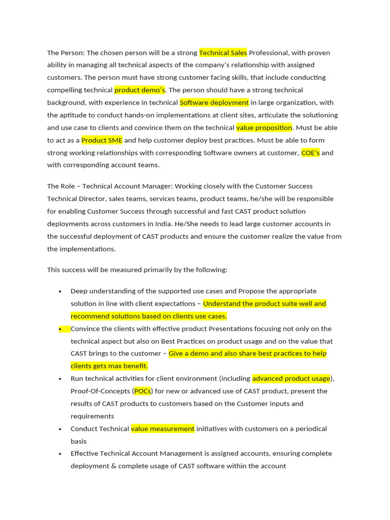 CAST | PDF | Computing | Information Technology Management