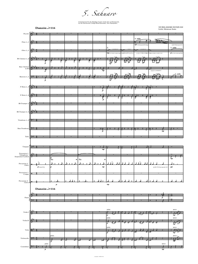 Sahuaro Orchestra Score | PDF