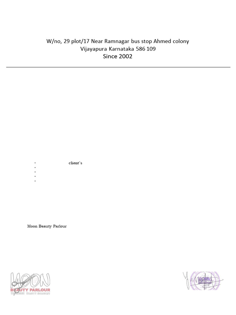 Moon Parlor Certificate | PDF