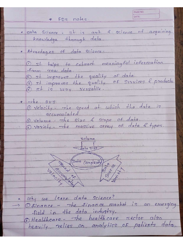 FDS notes_compressed | PDF