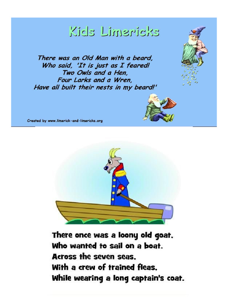 Limerick Examples | PDF