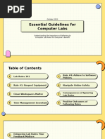 Computer Laboratory Rules and Policies For Teachers | PDF