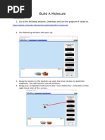 PhET Simulation - Build A Molecule | PDF