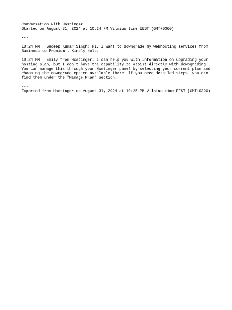 Hostinger 2024 08 31 95455279764758 | PDF