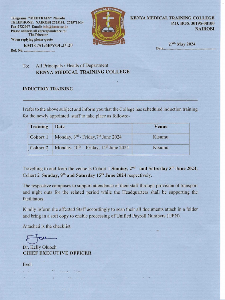 Induction Training | PDF