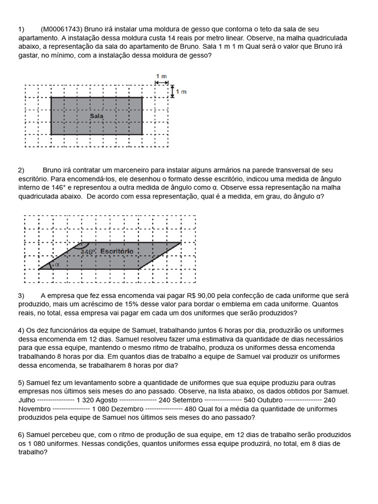 Atividade 7 Ano. | PDF