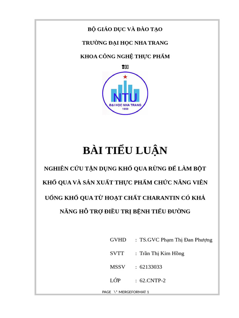 Bai Tieu Luan | PDF