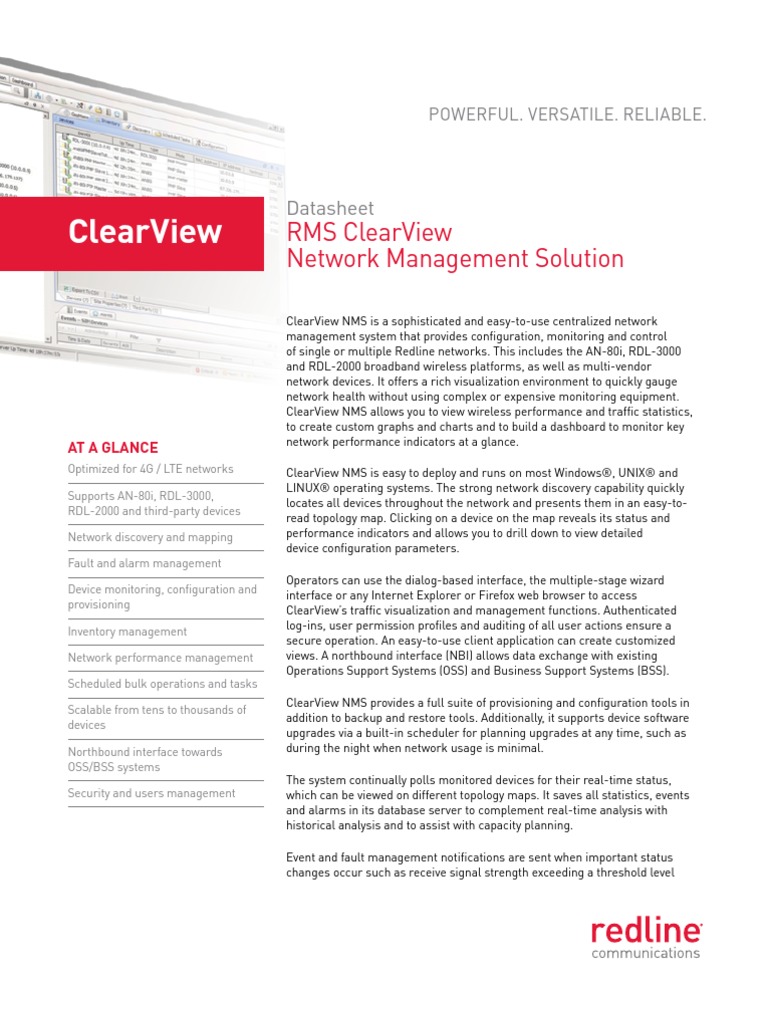 Redline Clearview | PDF | Computer Network | Internet Access