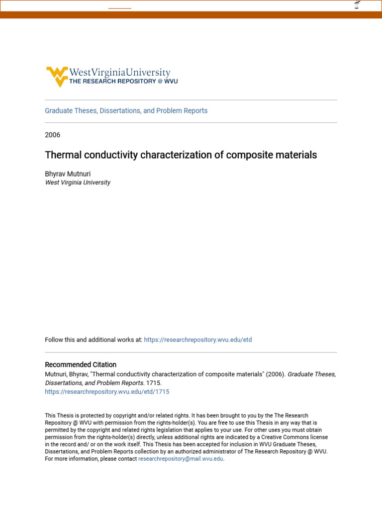 Phd Thermal Conductivity | PDF | Composite Material | Epoxy