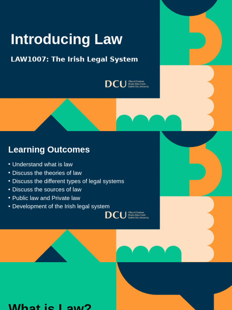 LAW1007 Introducing Law | PDF | Precedent | Common Law