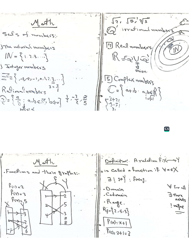 Math Lec1&lec2 | PDF