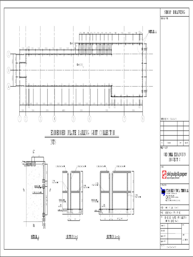 Embedded Plate Railing of Grit Collector Layout1 | PDF