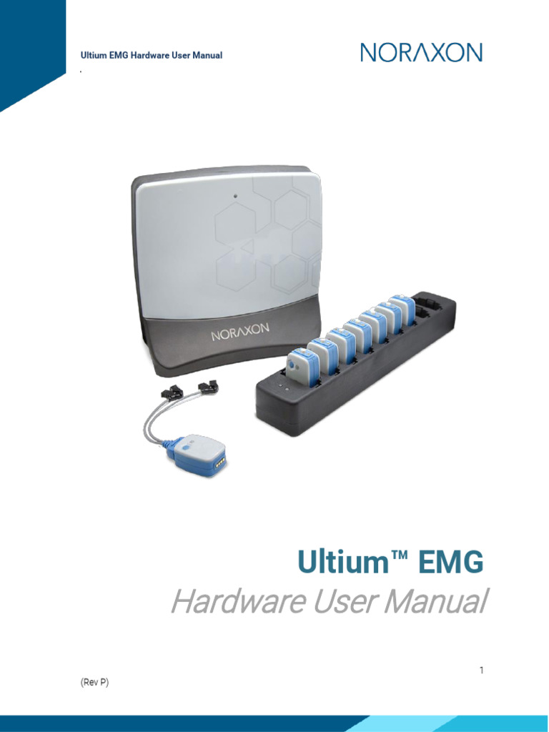 P-8808 Ultium EMG User Manual (Rev P) | PDF | Electromyography | Usb