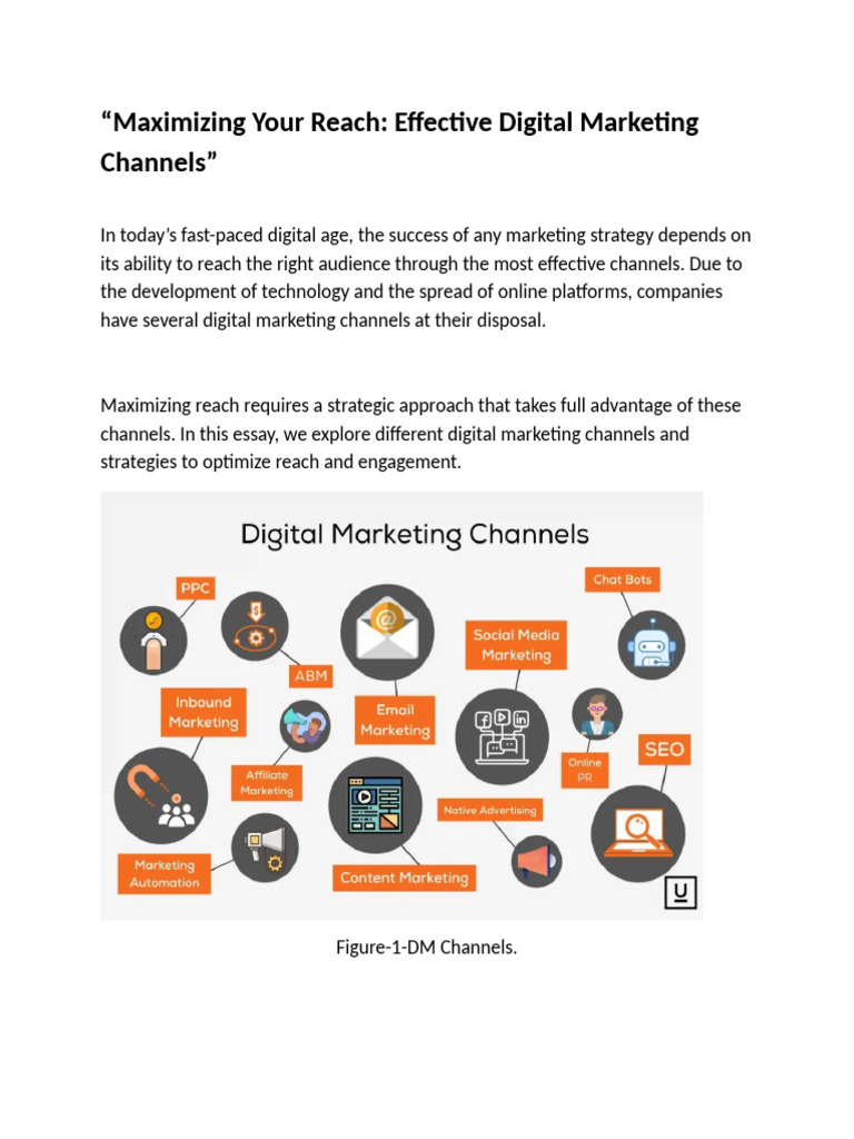 Digital Marketing Channels. | PDF | Digital Marketing | Marketing