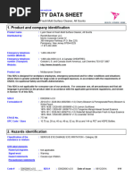 Material Safety Data Sheet - Lysol Toilet Cleaner | PDF | Personal ...
