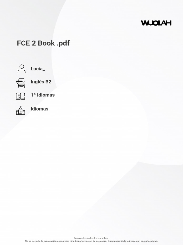 Wuolah-free-FCE 2 Book | PDF | Hogar, jardinería y bricolaje | Tecnología