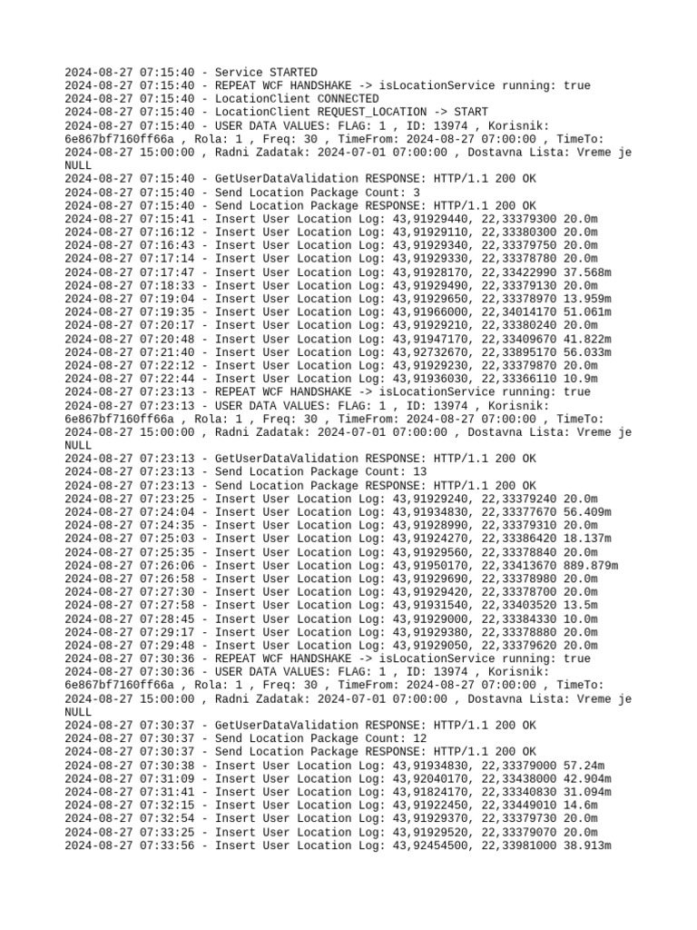 PostarMap Log | PDF | Databases | World Wide Web Consortium Standards