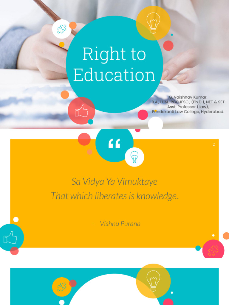 Right to Education as a Fundamental Right | PDF | Justice | Crime ...