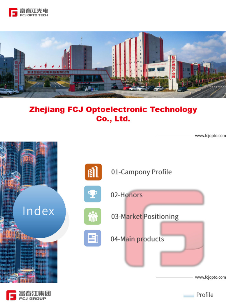 Fcj Opto Tech Presentation-En | PDF