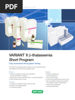 K151321 Bio-Rad D100 Variant | PDF | Glycated Hemoglobin | Hematology