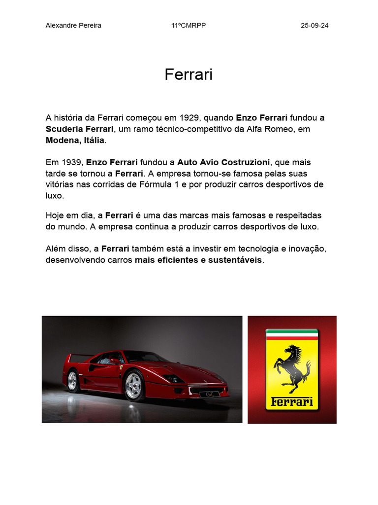 Ferrari | PDF
