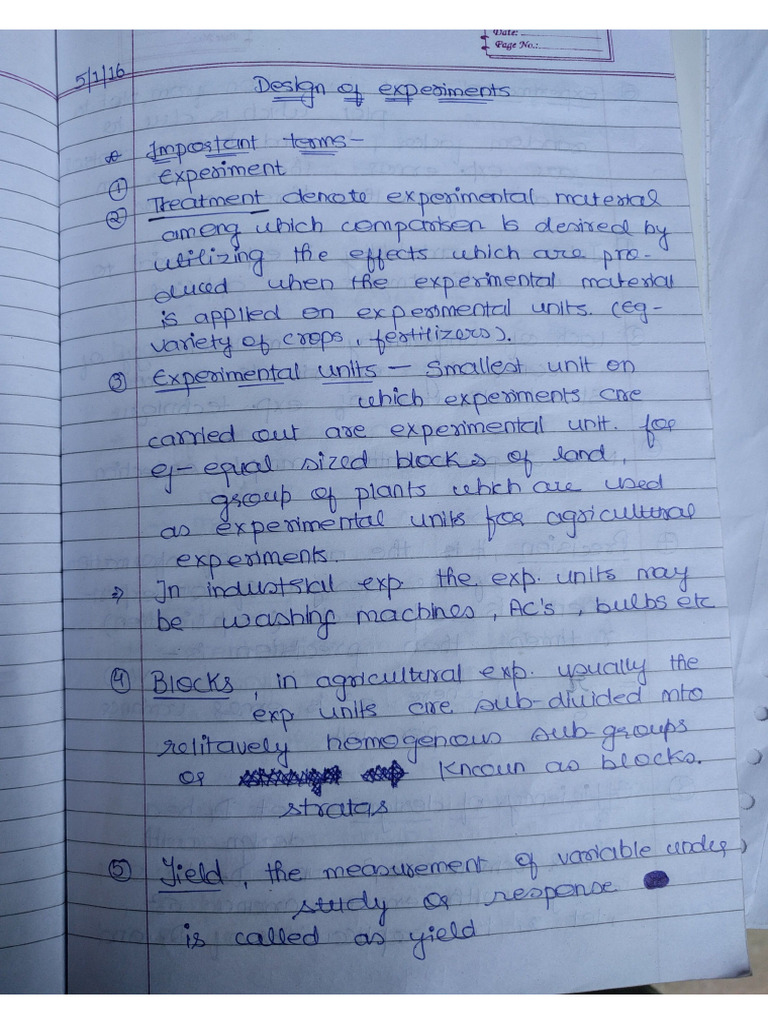 Design of Experiments | PDF