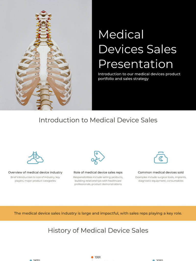 Medical Devices Sales Presentation | PDF