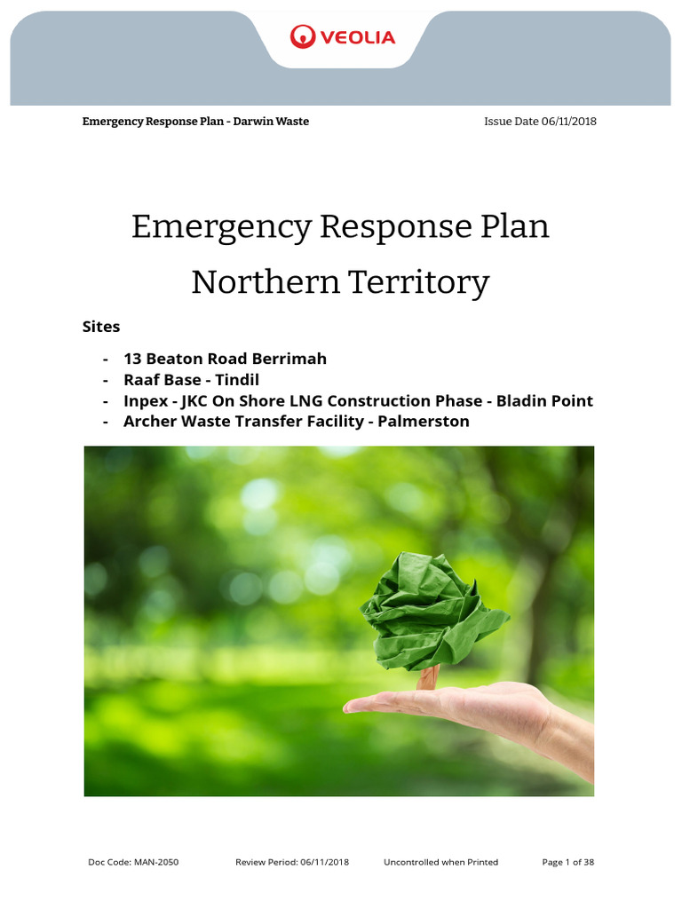 Emergency-Response-Plan Veolia | PDF | Cardiopulmonary Resuscitation ...