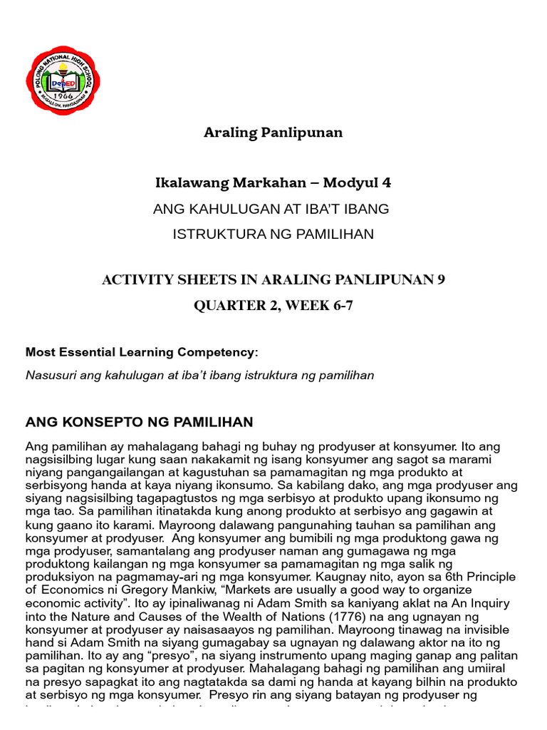 AP9 Q2 Week 6 7.docx - 20241015 - 191420 - 0000 | PDF