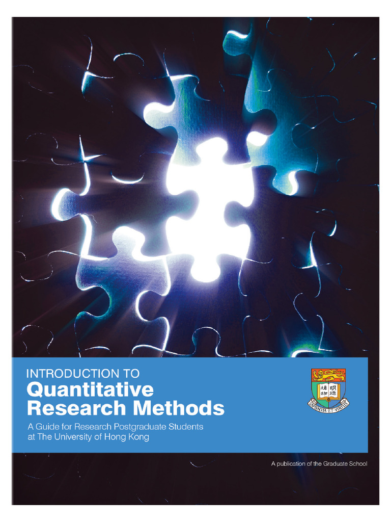 Quantitative Research Methods | PDF | Hypothesis | Statistics