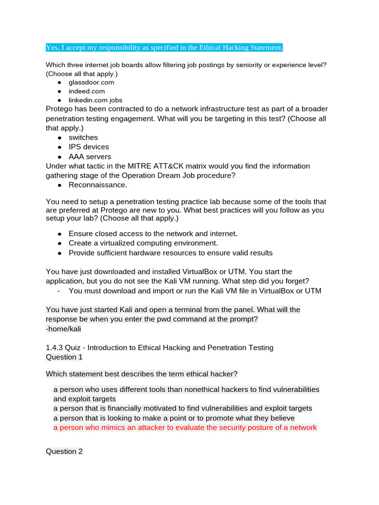 Ethical Hacker | PDF | Denial Of Service Attack | Cloud Computing