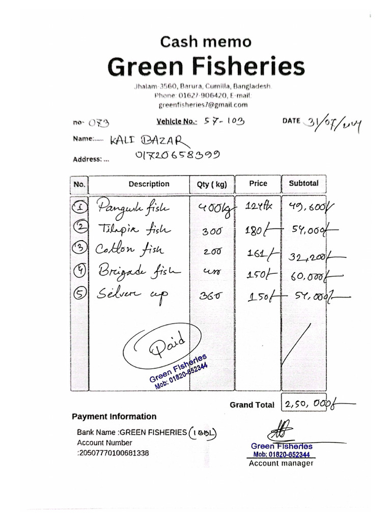 Green - Fisheries - Playslip - ENG | PDF