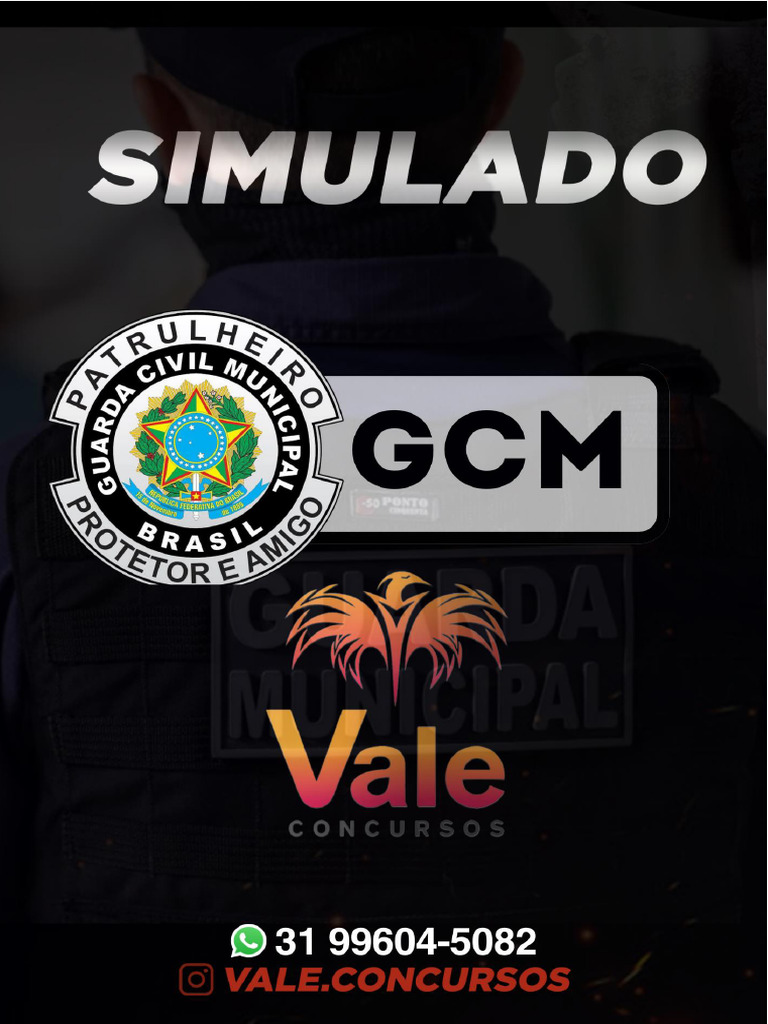 Mini Simulado para Guardas Municipais | PDF | Polícia | Polícia militar
